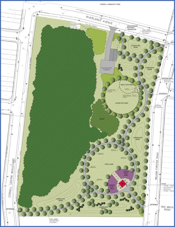 Status of Cornell Community Park – Councillor Andrew Keyes